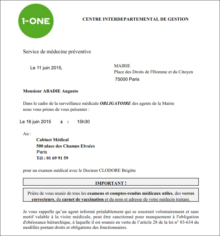 Lettre De Convocation Exemple De Medicale - vrogue.co Lettre De Convocation Exemple De Medicale - vrogue.co